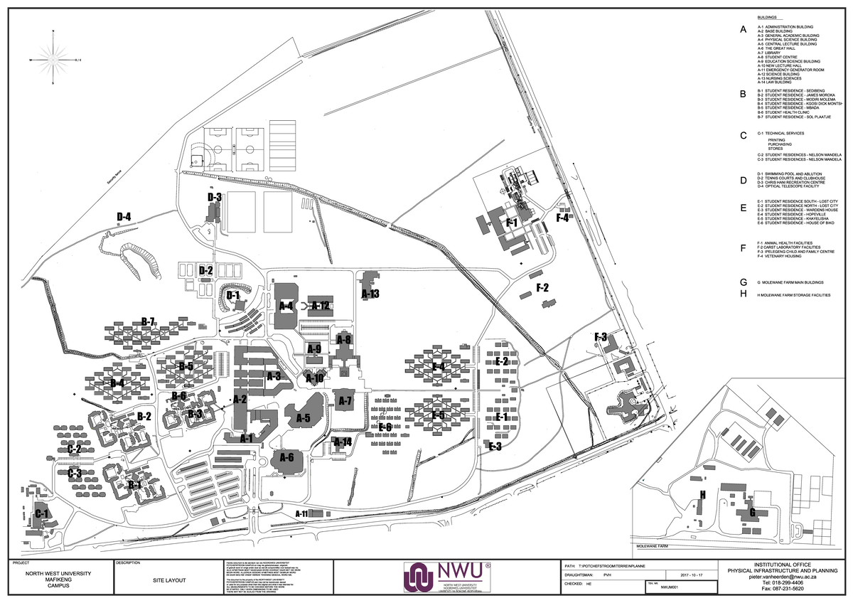 2018 NWU MC Campus Map - Building Overview and Notes - Studocu
