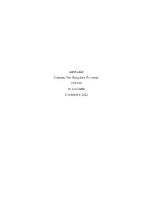 IDS Module 3 Assignment - Aaron Salas Southern New Hampshire University ...