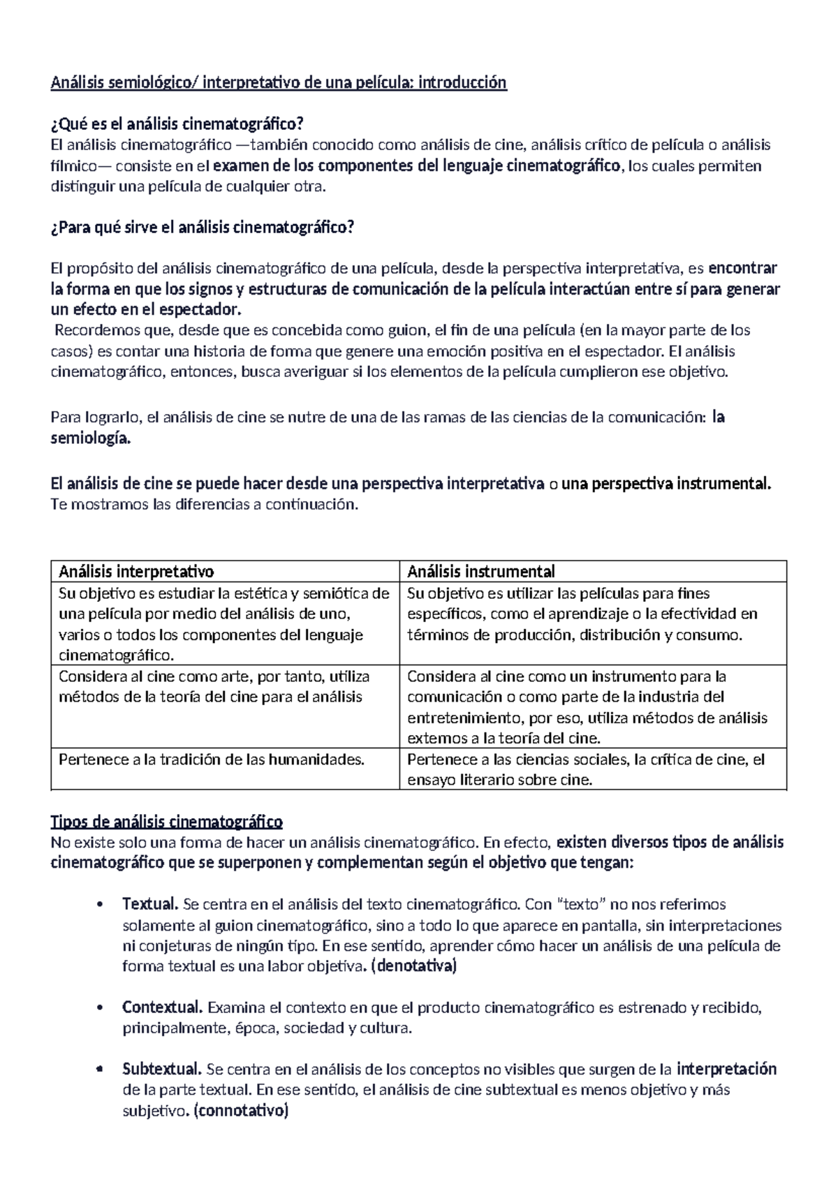 Análisis Cinematográfico: Guía para Comprender el Cine de Forma ...