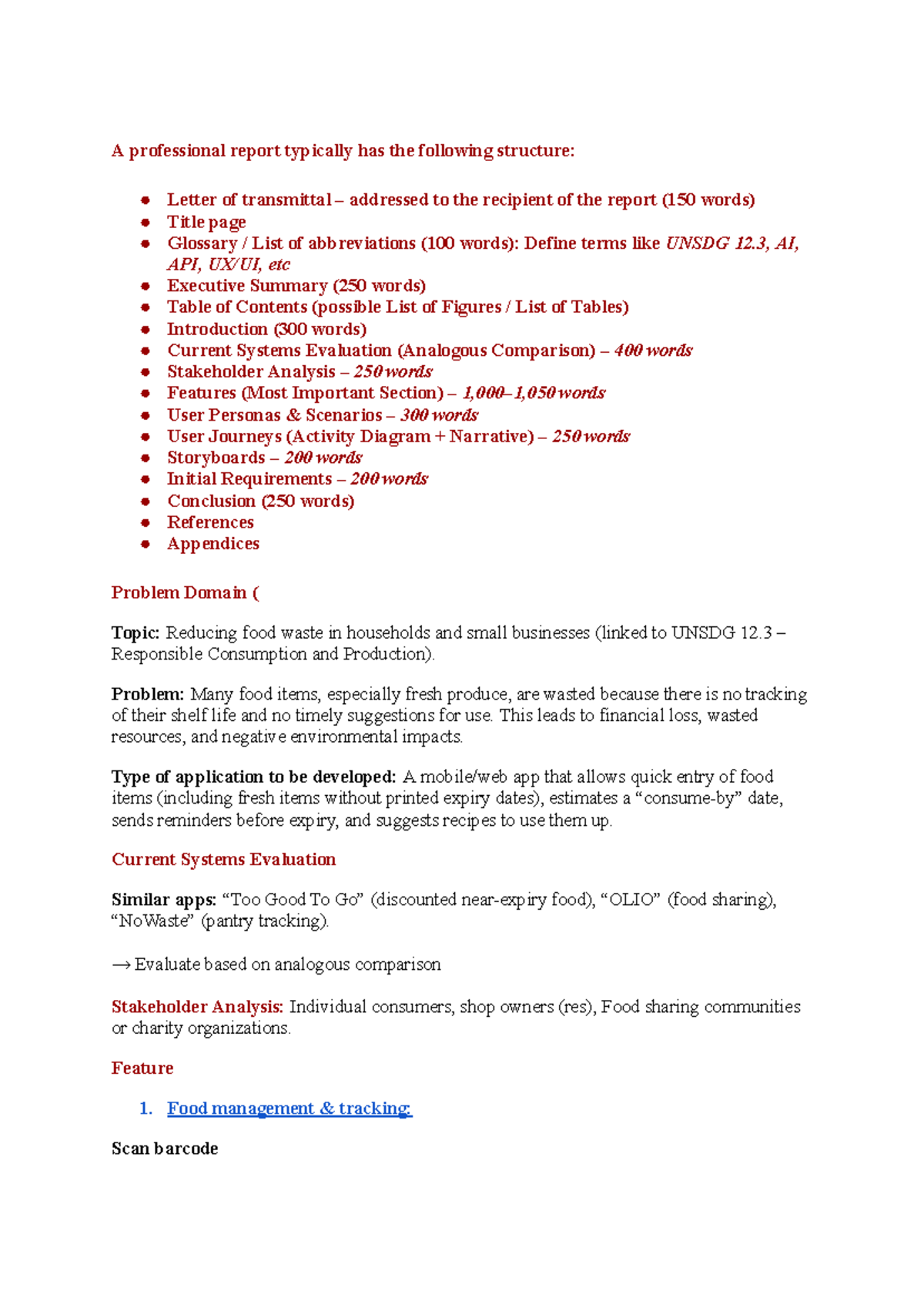 Project Overview: Reducing Food Waste App Development (UNSDG 12.3 ...