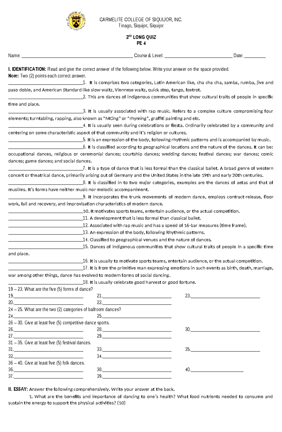 COI/NCOI - Classroom Observation Indicators for Effective Teaching ...
