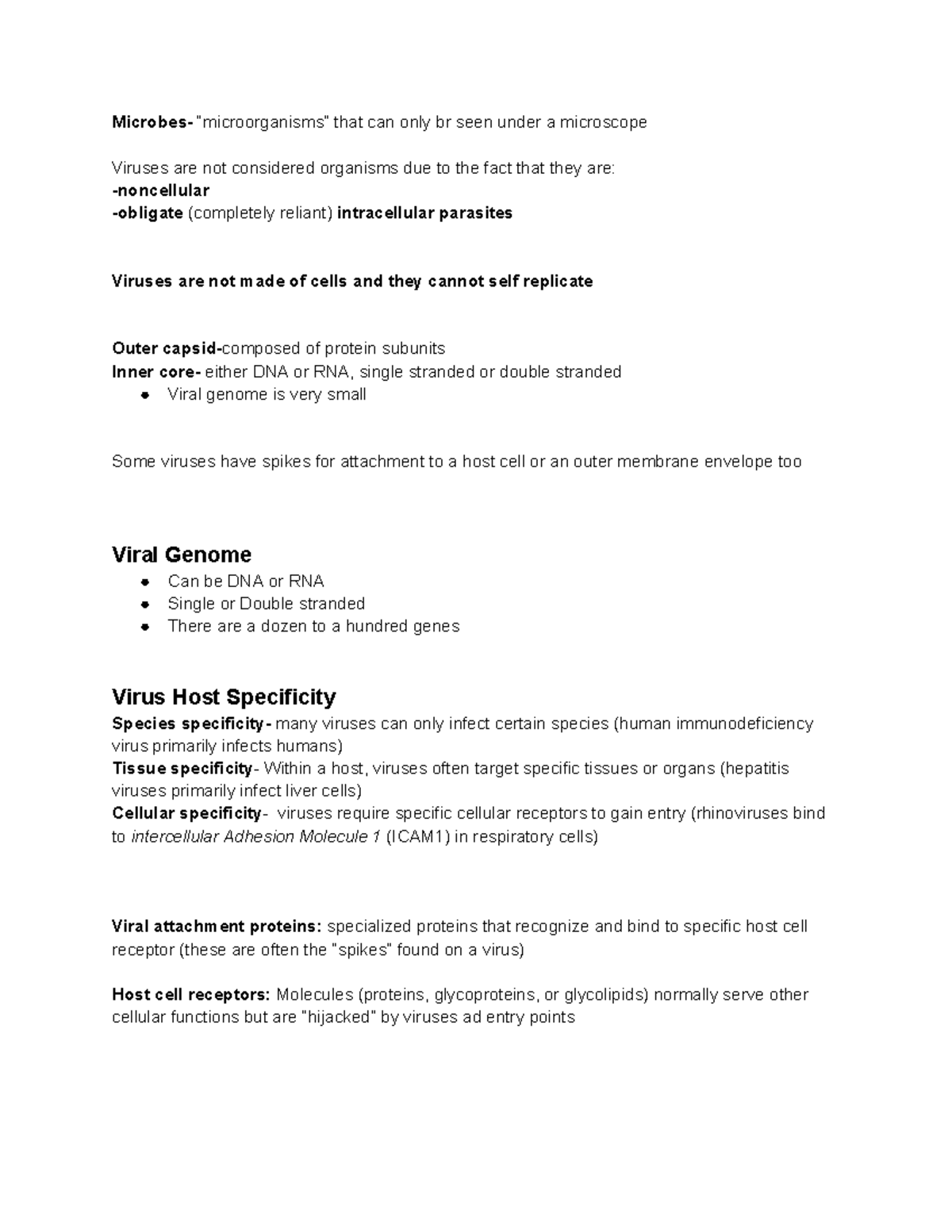 Microbiology Exam 2 Notes: Viruses, Life Cycles & Vaccines - Studocu