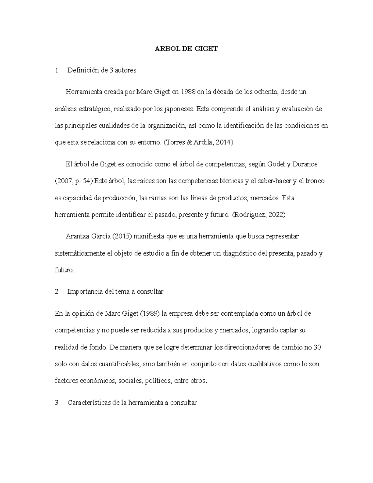 Análisis del Árbol de Giget: Definición, Ventajas y Desventajas - Studocu