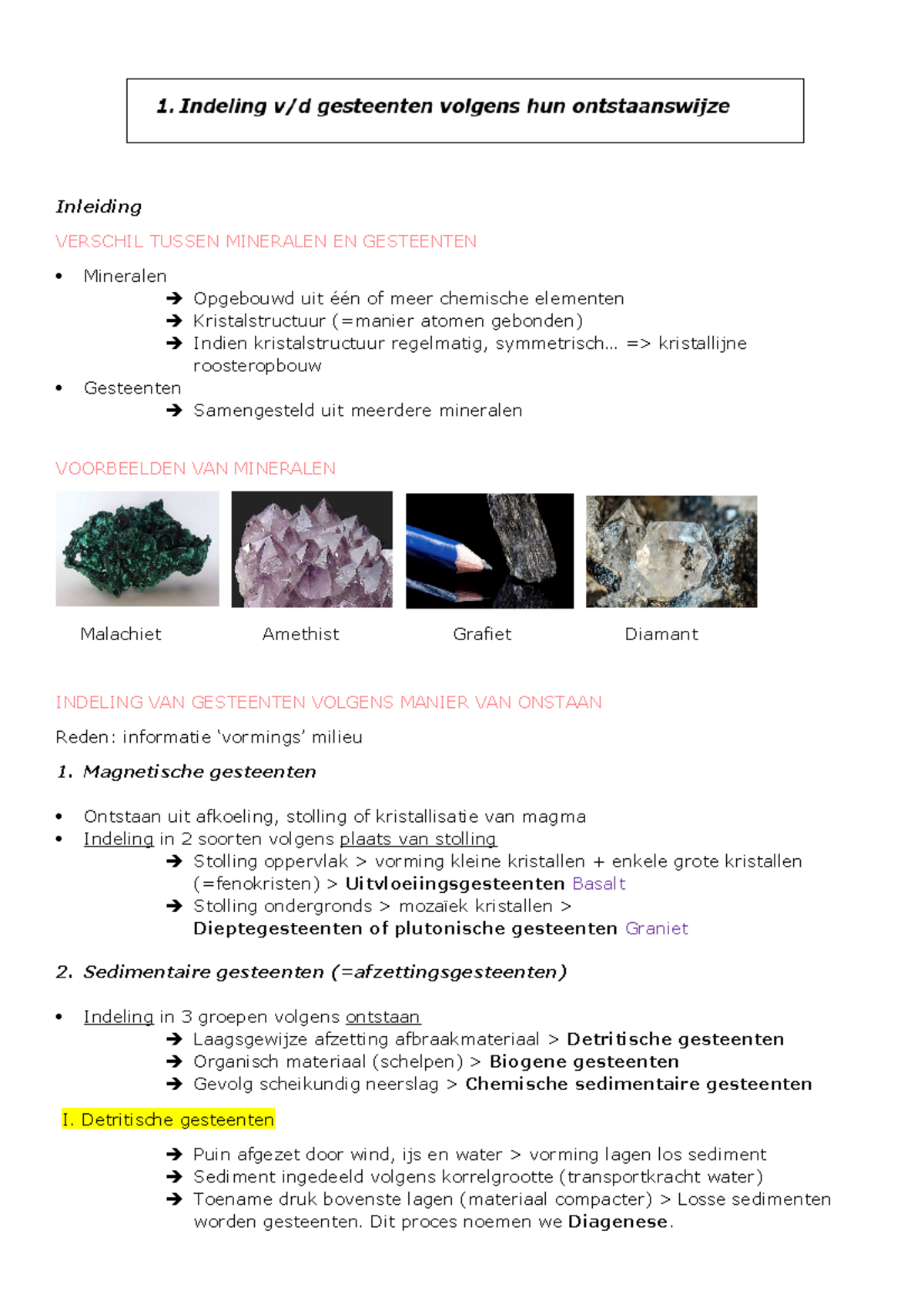 Gesteenten: Magmatische, Sedimentaire en Metamorfe Gesteenten - Inzicht ...