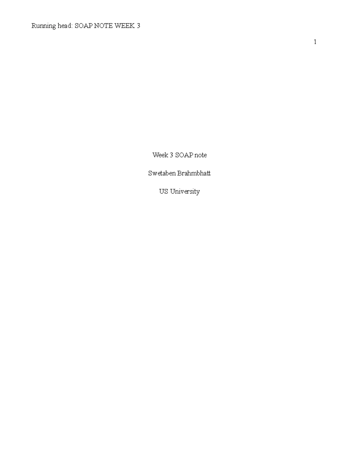 SOAP Note for Respiratory Assessment of Patient K.B. - Studocu