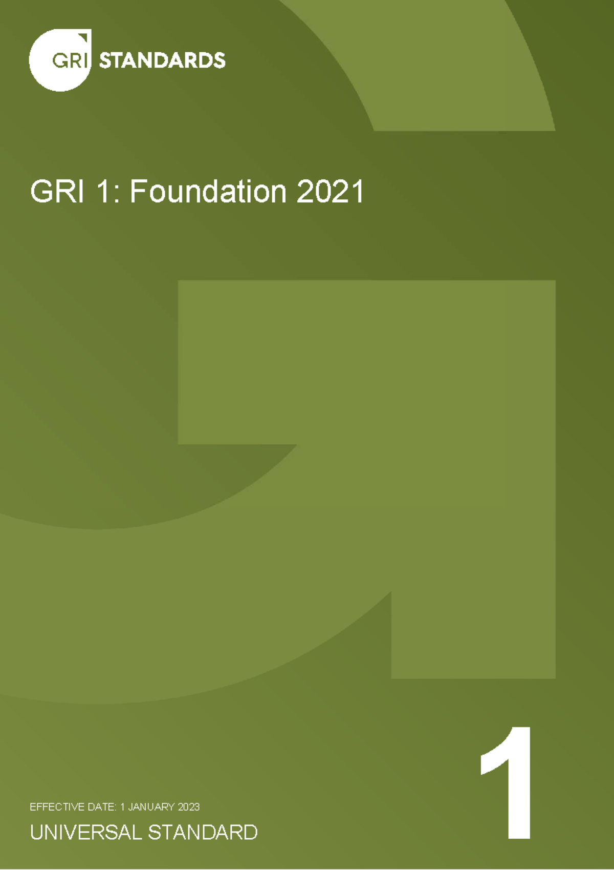 GRI 1: Foundation 2021 - Universal Standards Overview and Reporting ...