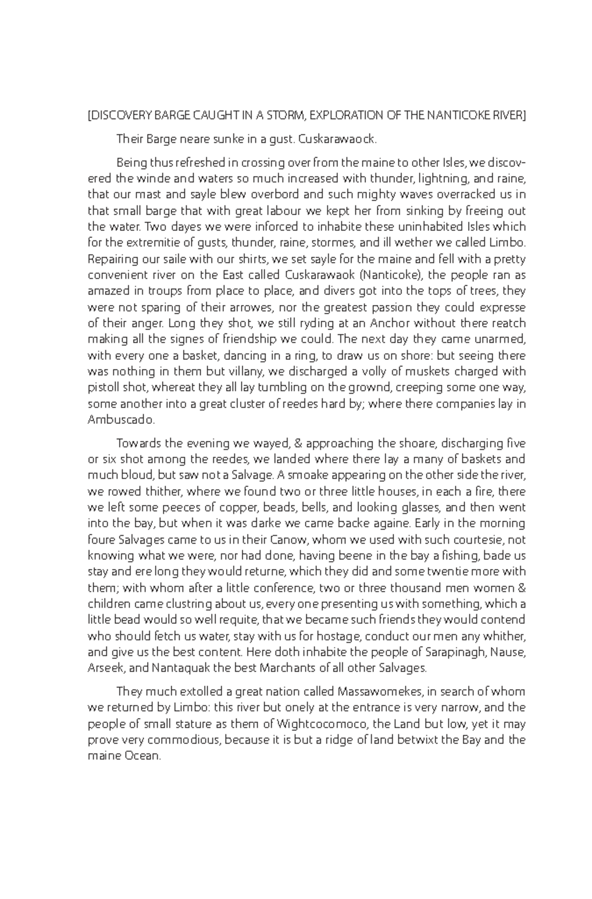 Exploration Journal: Barge Adventures in Nanticoke (CA 101) - Studocu