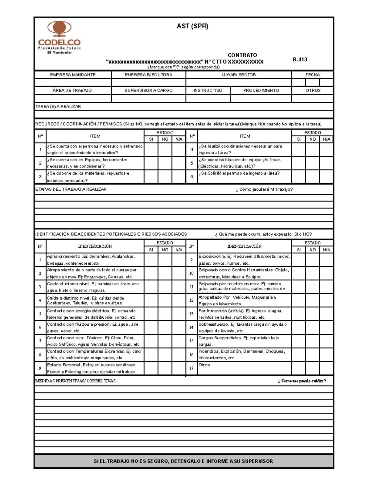 AST-Analisis-de-Seguridad-en-Trabajo-Seguro (Ejemplo) - Studocu