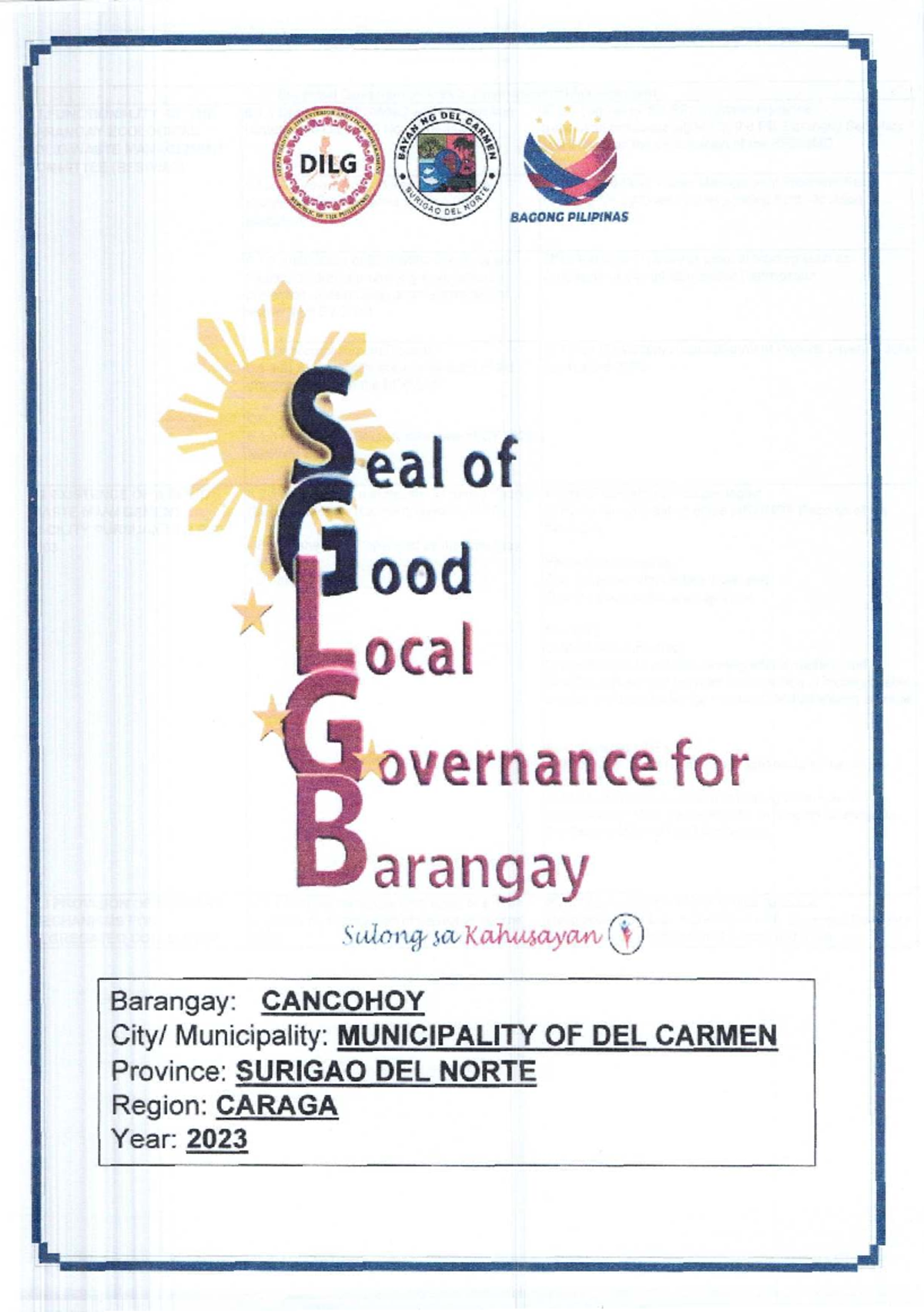 BAGOHG PILIPIHAS: Barangay Ecological Solid Waste Management Plan ...