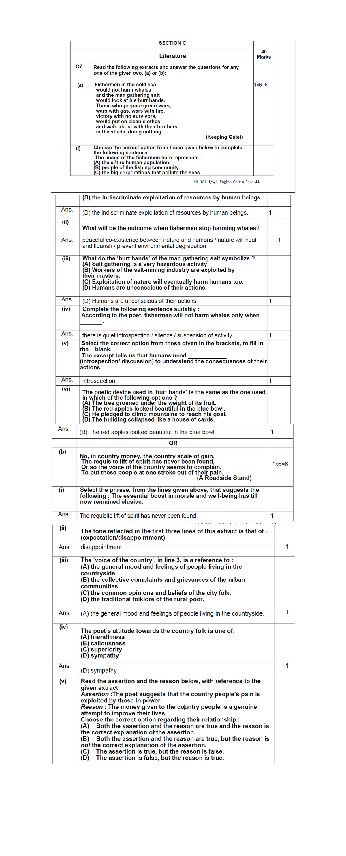2025 PYQs: Poetry Analysis and Interpretations - mnbn - Studocu