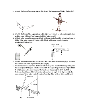 Levers, Pulleys, and Gears Practice Problems - 1. Given the classic ...