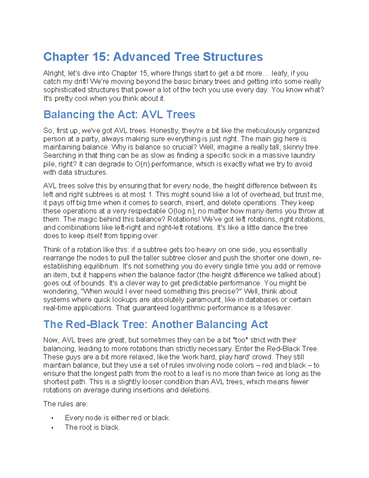 Data Structures & Algorithms: Chapter 15 - Advanced Tree Structures ...
