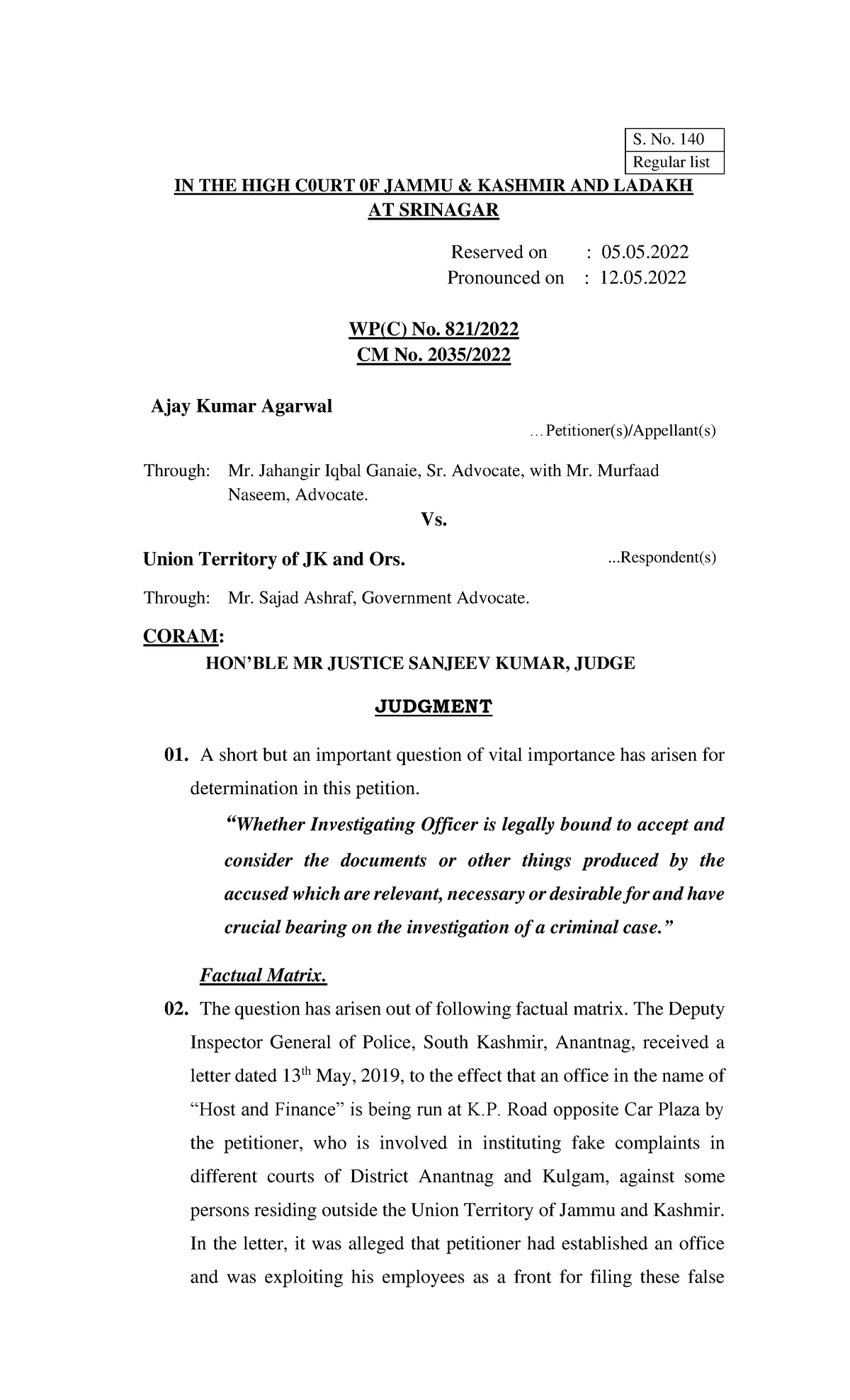 91 and 207 crpc - Judgment - IN THE HIGH COURT OF KARNATAKA AT ...