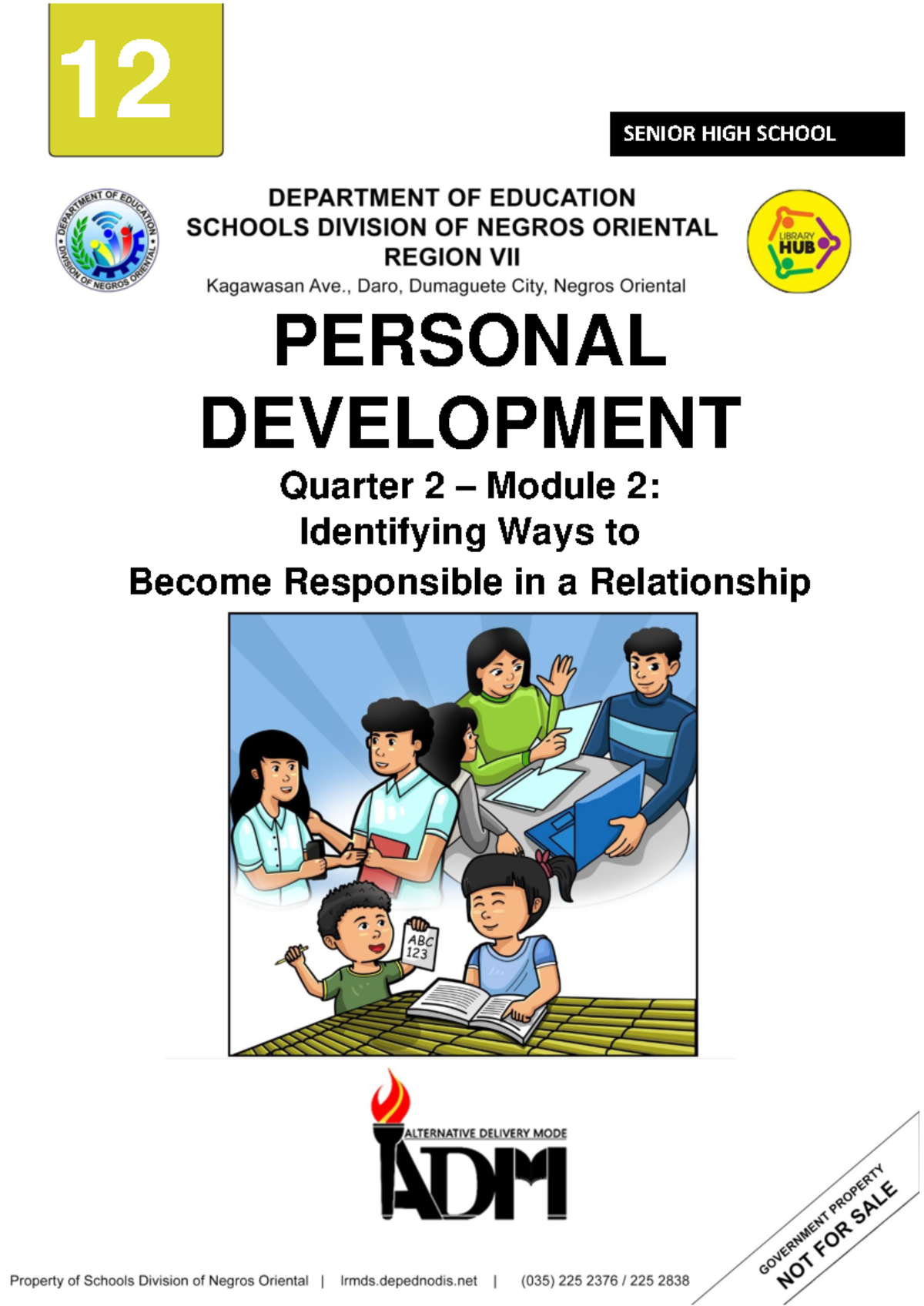 Personal Development Grade 11/12 Module: Responsible Relationships ...