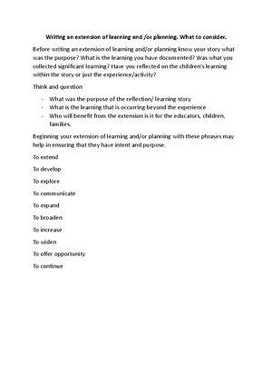 [Solved] job skill requirements of a Certificate III Early Childhood - Foundations of Early ...