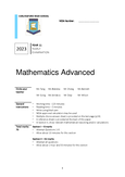Mathematics Advanced - Grade: 12 - New South Wales Higher School ...