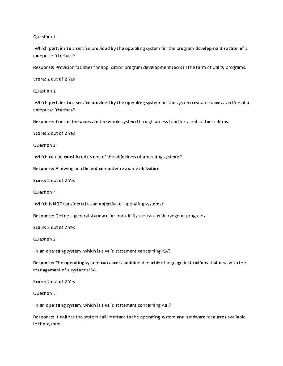 01 Activity 1 - ARG - Operating Systems Overview and Q&A - Studocu