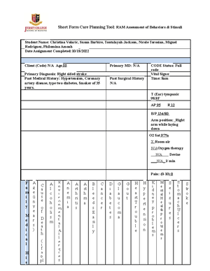 Sbar report for patient Edith Jacobson 410: Pre-op assessment and plan ...
