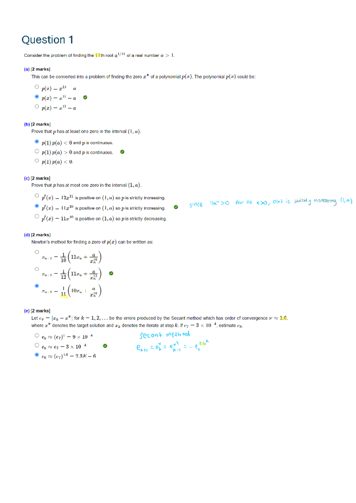 MATH2089 NM LAB 2: Bisection Method and Function Plotting - Studocu