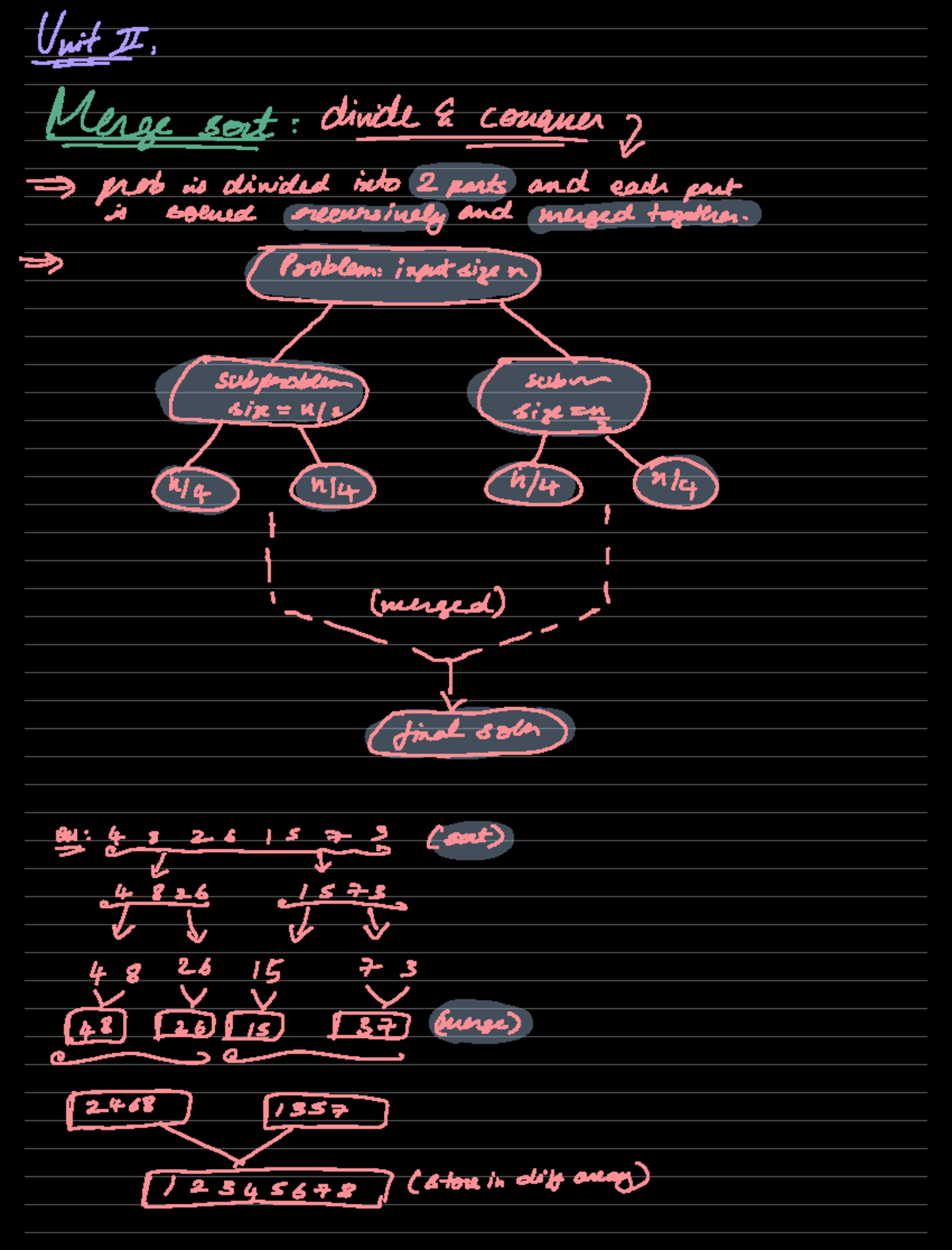 UNIT 2 Final Exam Notes: Recursive Algorithms & Sorting Techniques ...