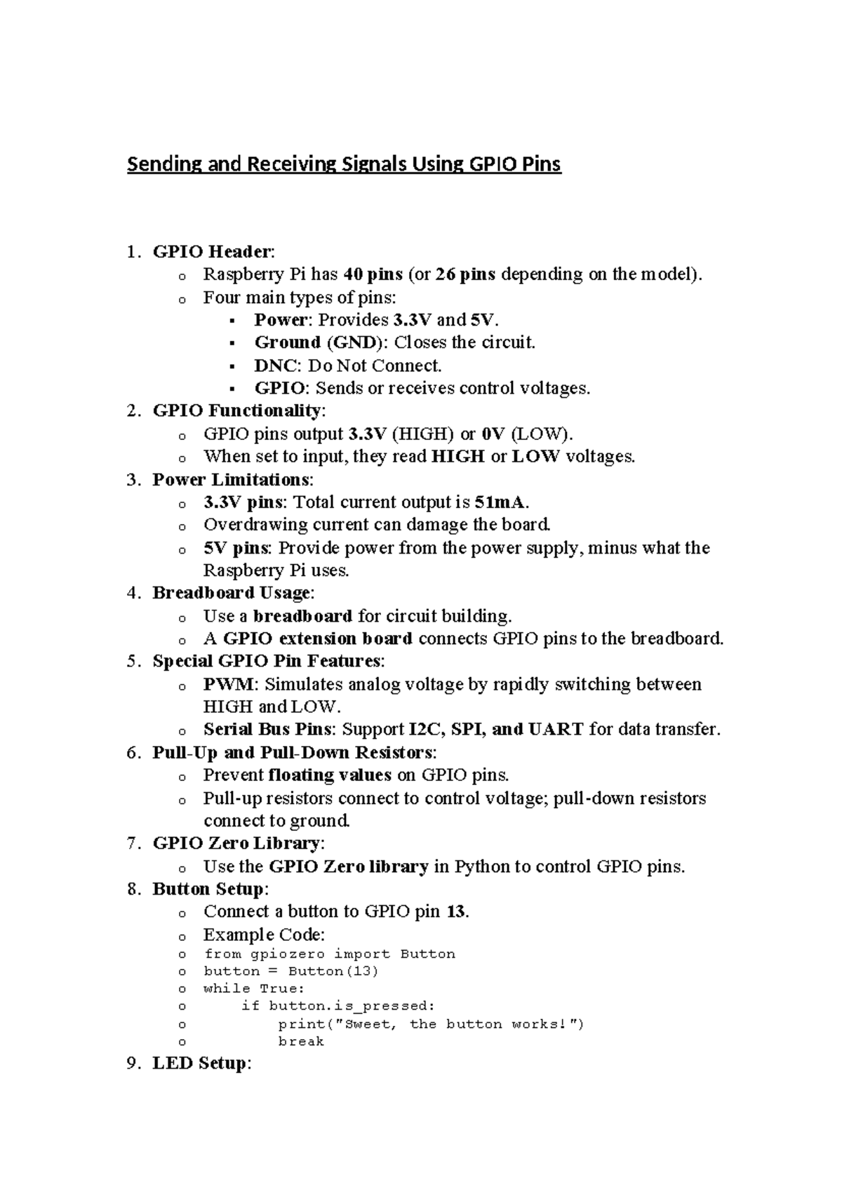 GPIO Pin Signal Handling: Basics, Functionality, and Code Examples ...