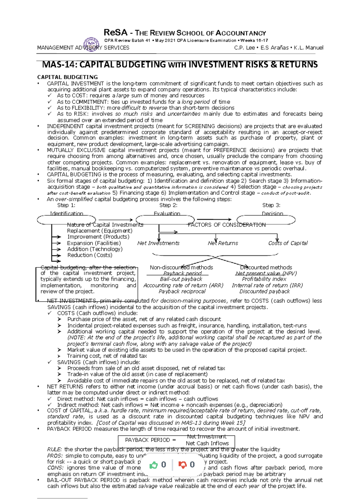 Mas-14-capital-budgeting-with-investment-risks-returns compress - ReSA ...