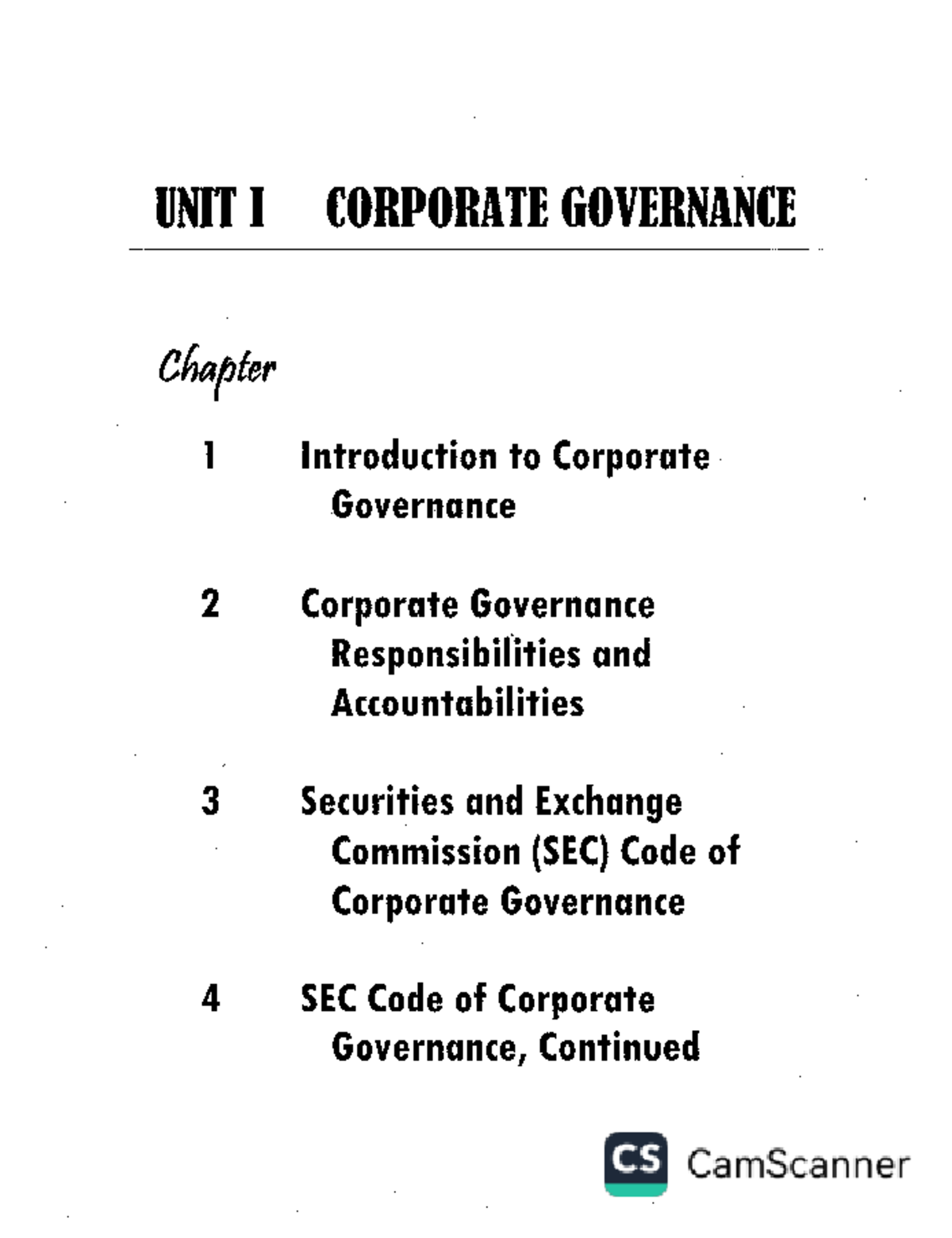 C44 Corporate Governance: Introduction and Key Principles Overview ...
