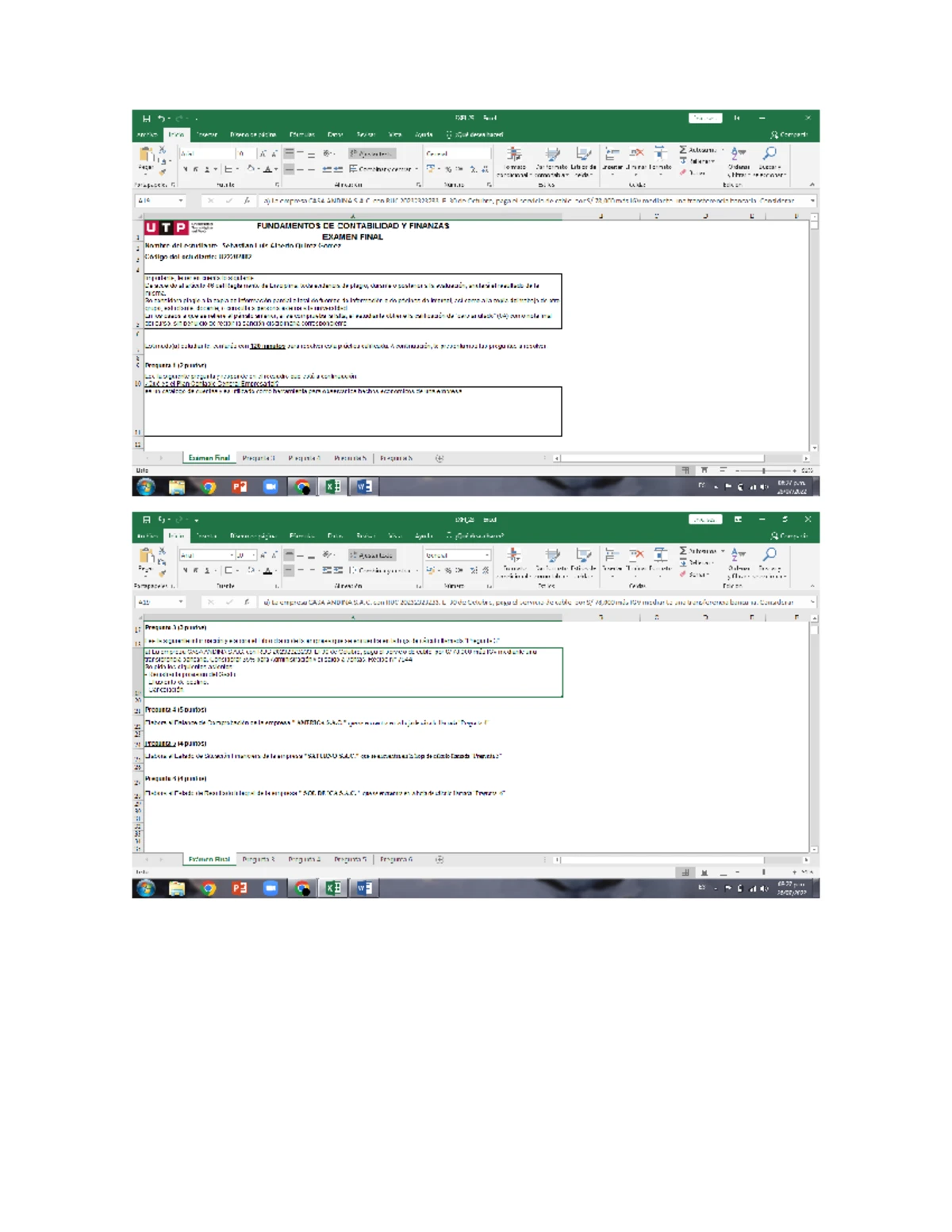 Examen Final - Fundamentos de la contabilidad y finanzas - Studocu