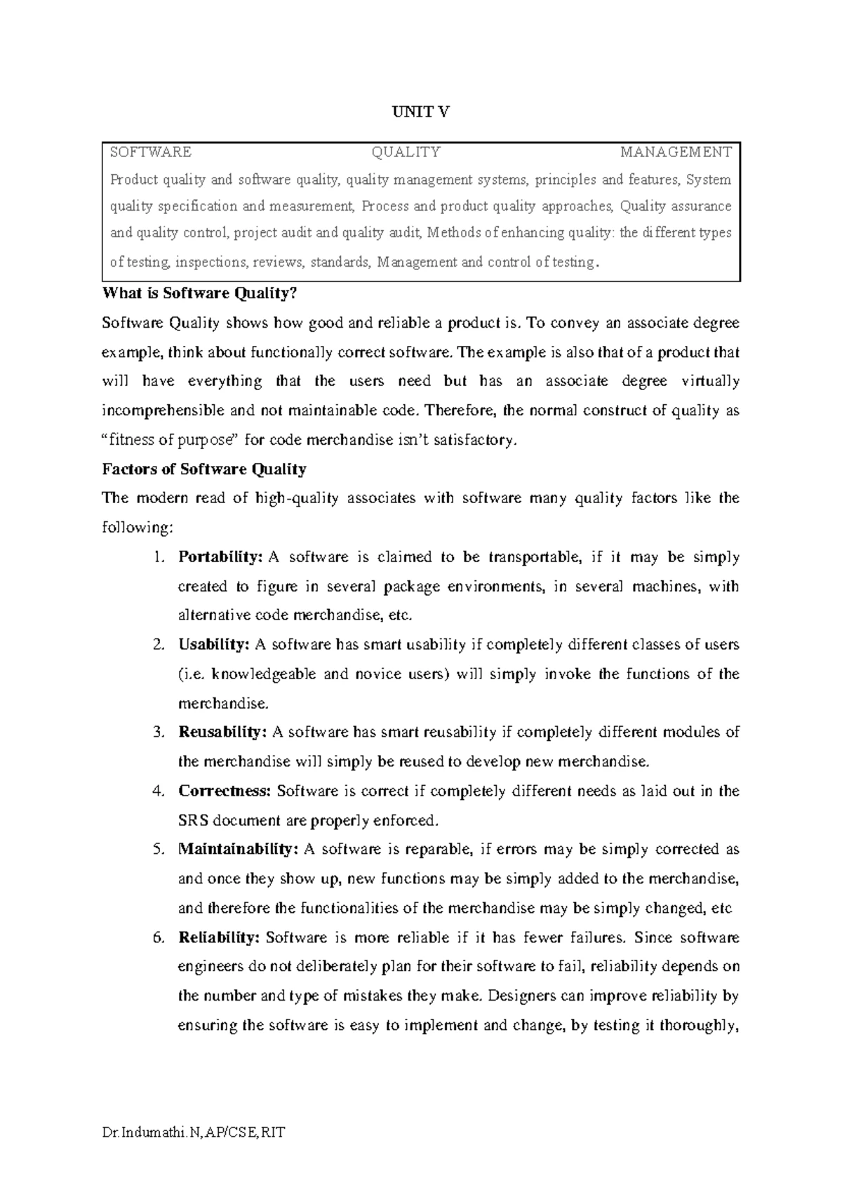ITPM Unit 3 - IT Project management CW3007 Unit 3 - Panimalar ...