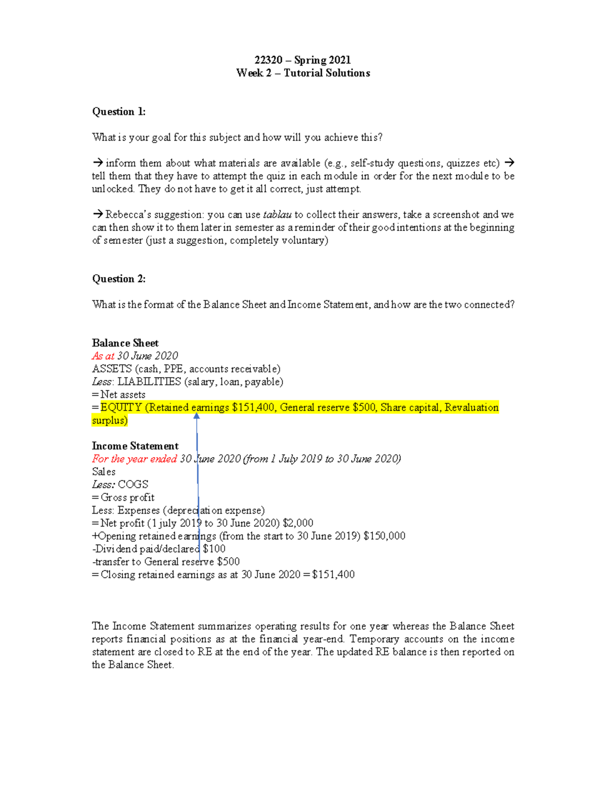 Tutorial Solutions - 22320 – Spring 2021 Week 2 – Tutorial Solutions ...