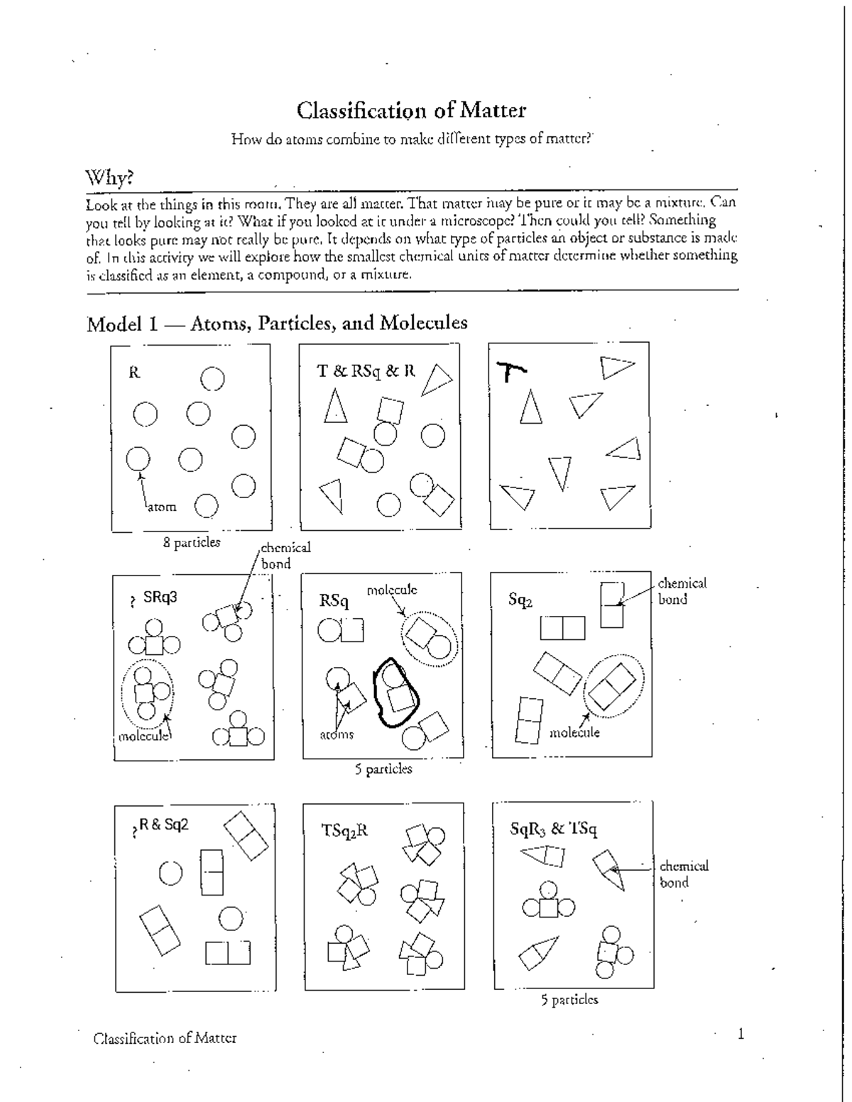 Pogil+classification+of+matter - Studocu