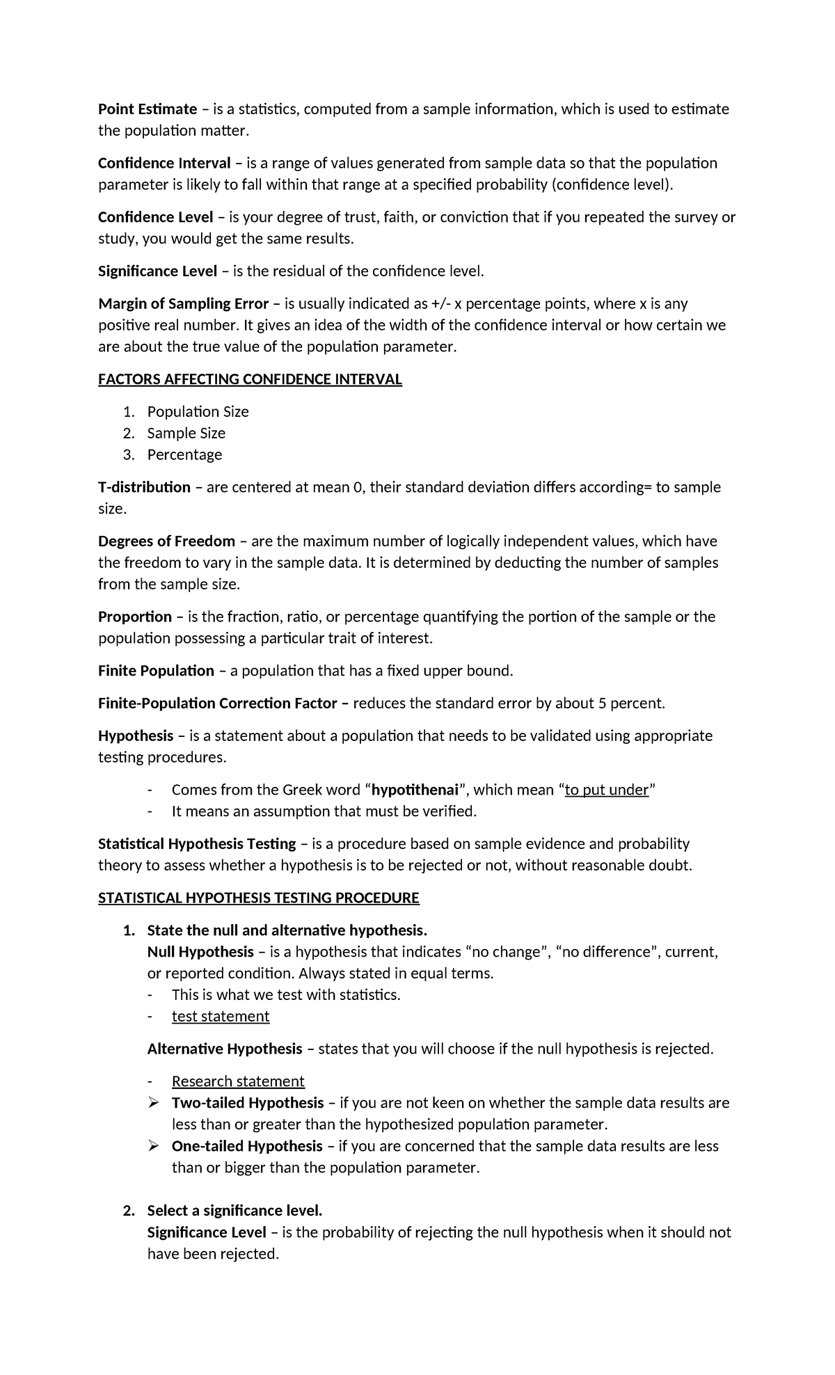 Stat Reviewer-1: Understanding Point Estimates & Confidence Intervals ...