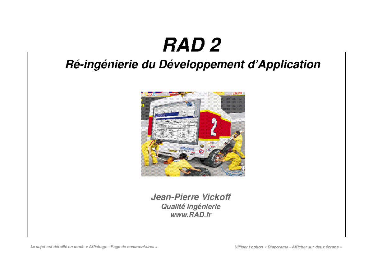 ORAD Leçon 5 : Approfondissement de la Méthode RAD 2 - Studocu
