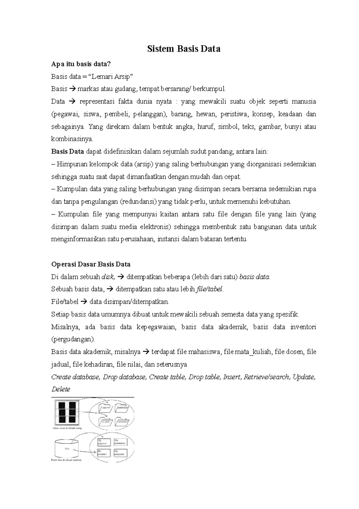 Basis Data #01a (Pengenalan Basis Data) - Sistem Basis Data Apa itu ...