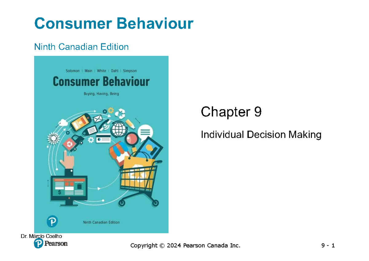 Consumer Behaviour: Individual Decision Making - Chapter 9 - Studocu