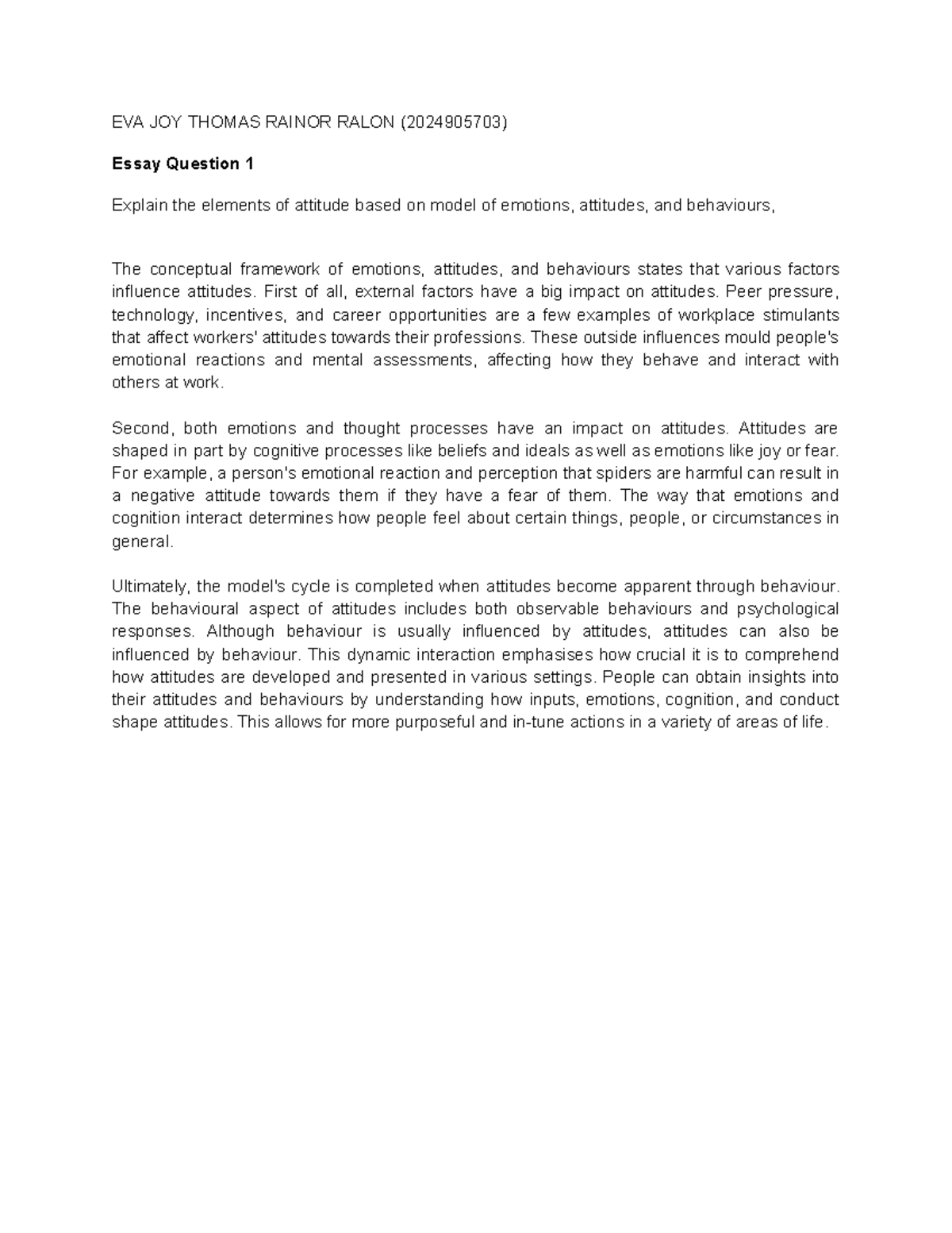 ADM501 TUTO W4 - TUTORIAL QUESTION AND ANSWER - EVA JOY THOMAS RAINOR ...