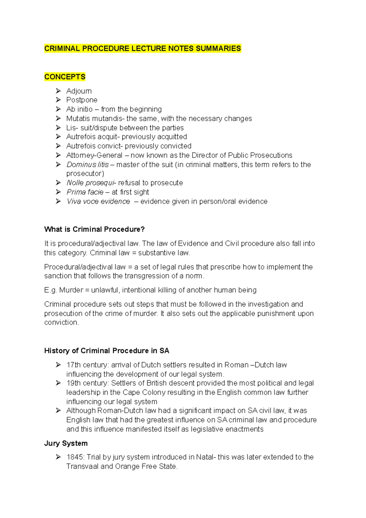 Schedules Criminal Procedure Act - Criminal Procedure Act – Schedules ...