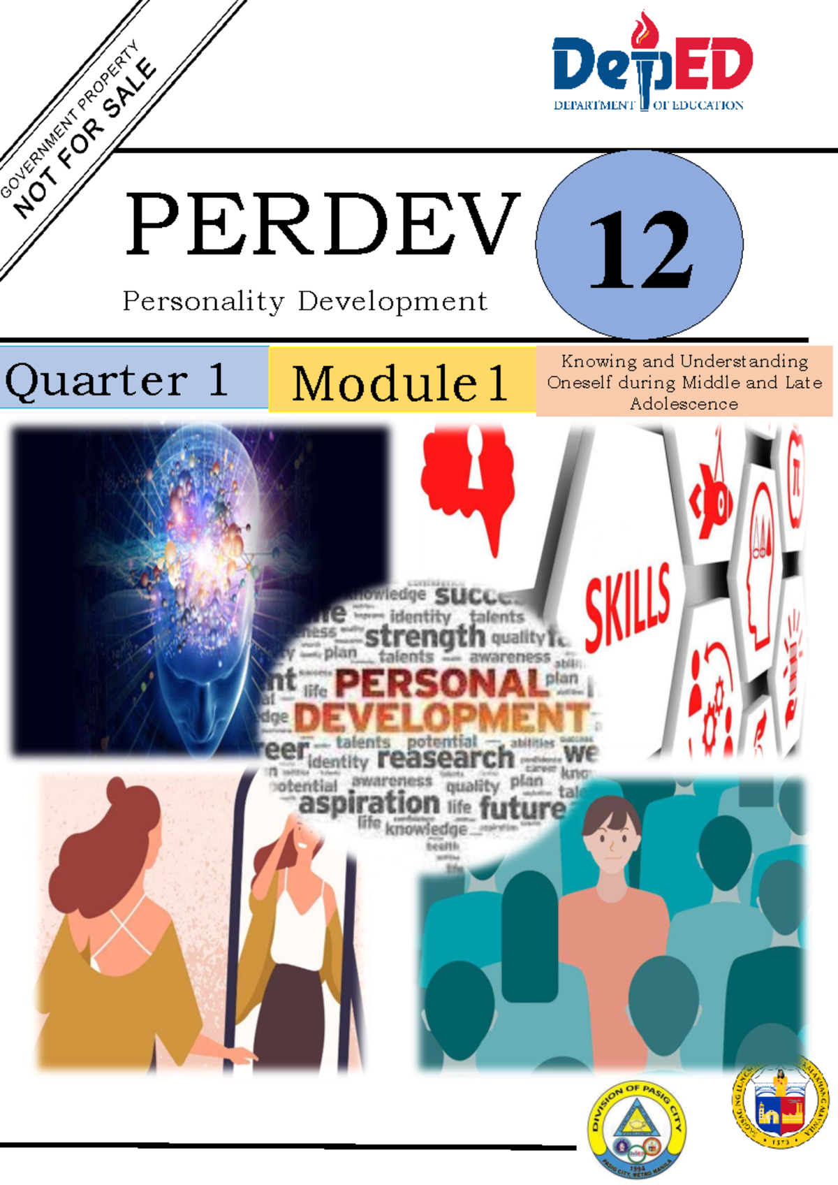 PERDEV 12 Quarter 1 Module 1: Knowing Oneself in Adolescence - Studocu
