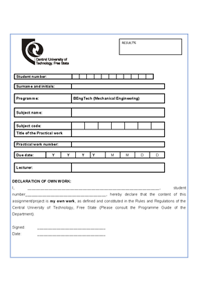 Practical 2 Balancing 2024 S2 - PRACTICAL 2: Balancing Submission date ...