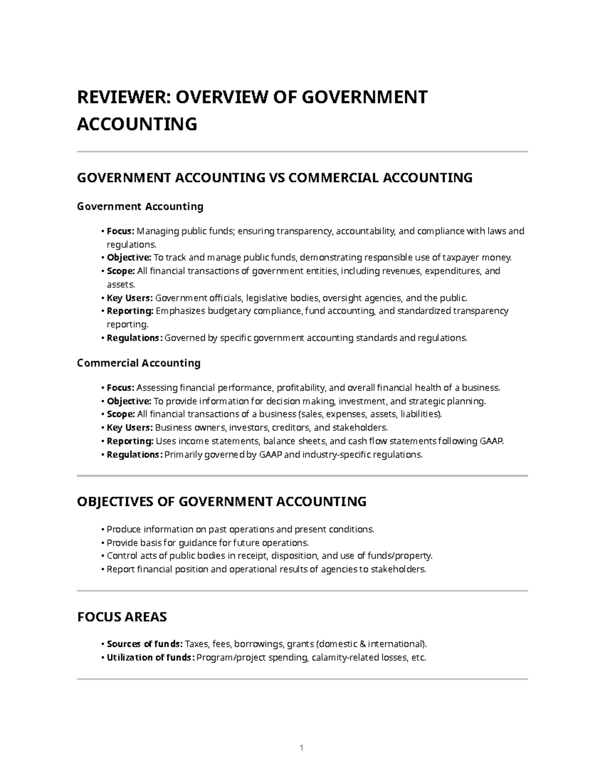 Government Accounting vs Commercial Accounting: A Comprehensive Review ...