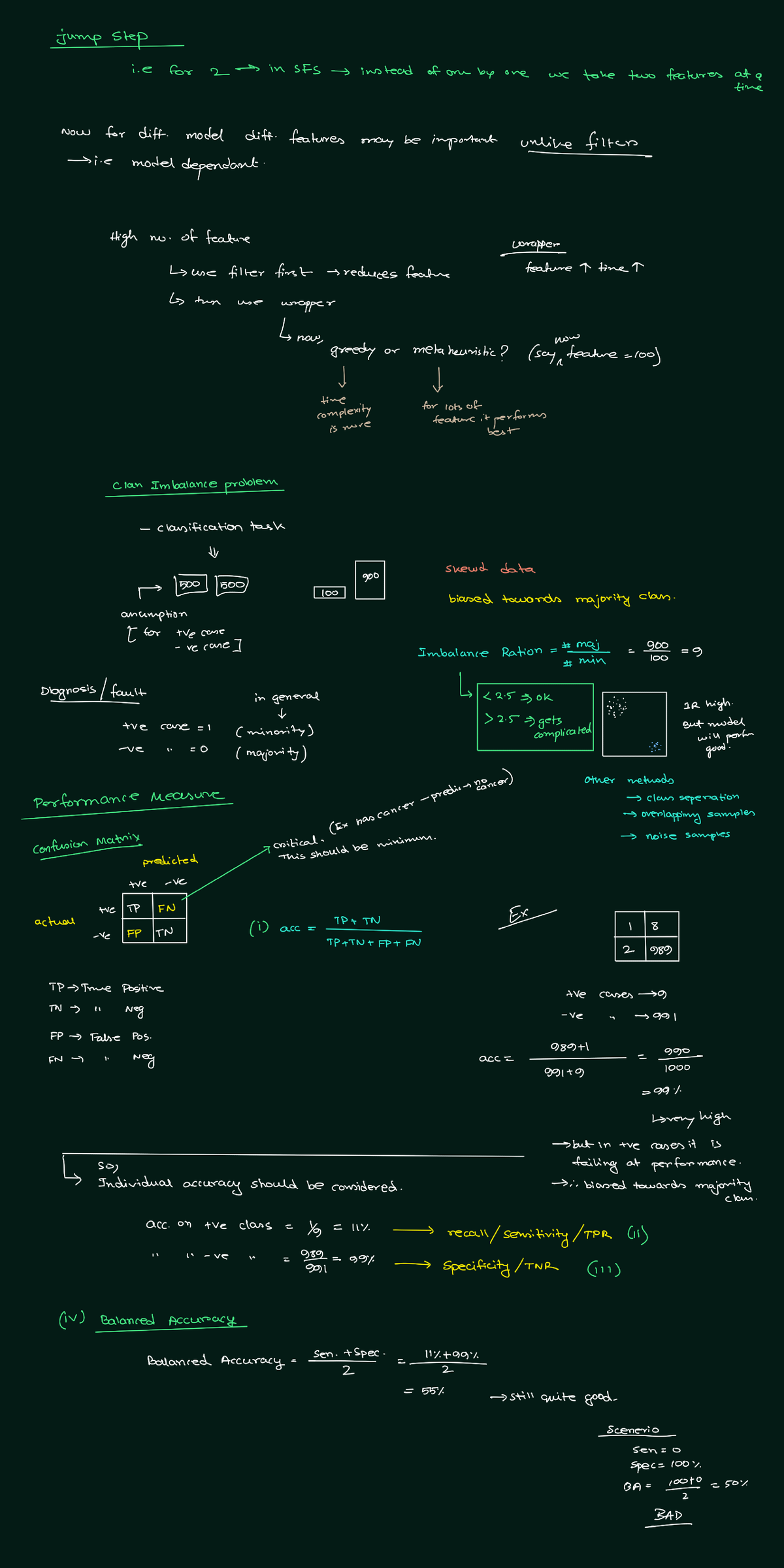 ML 101: Feature Selection & Class Imbalance in Machine Learning - Studocu