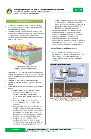SCI9 Q4 MOD9 - Geothermal Energy - Science Quarter 4 – Module 9 ...