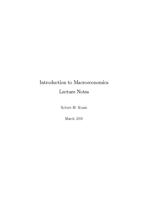 Macro I module-1 - MACROECONOMICS I ECON- 2031 MODULE February, 20 23 Arba Minch, Ethiopia ...