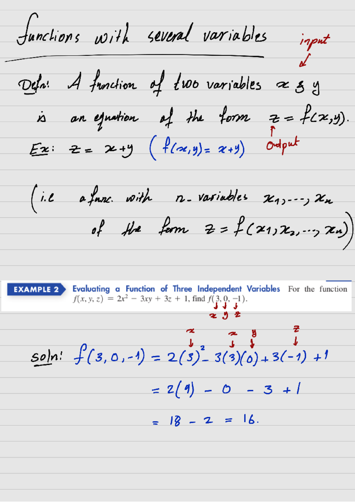 Title: Functions of Several Variables: Concepts and Applications - Studocu
