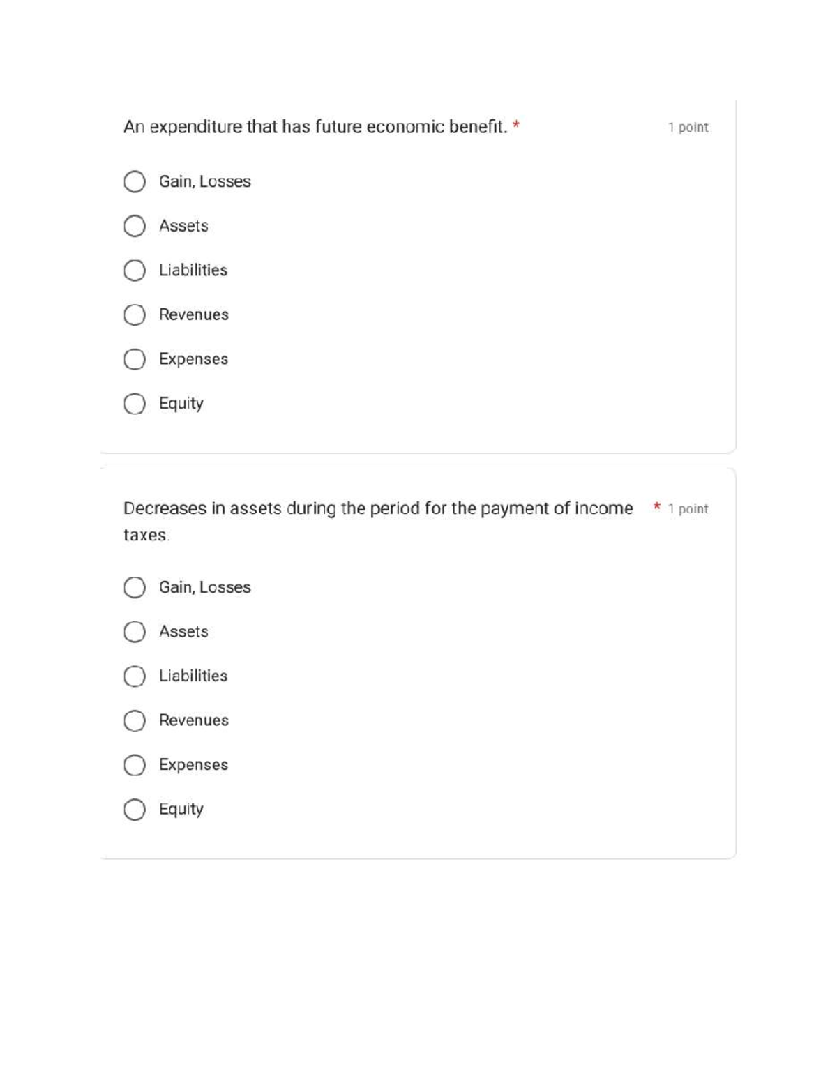 Chapter 2 Practice Questions: Future Economic Benefits - Studocu