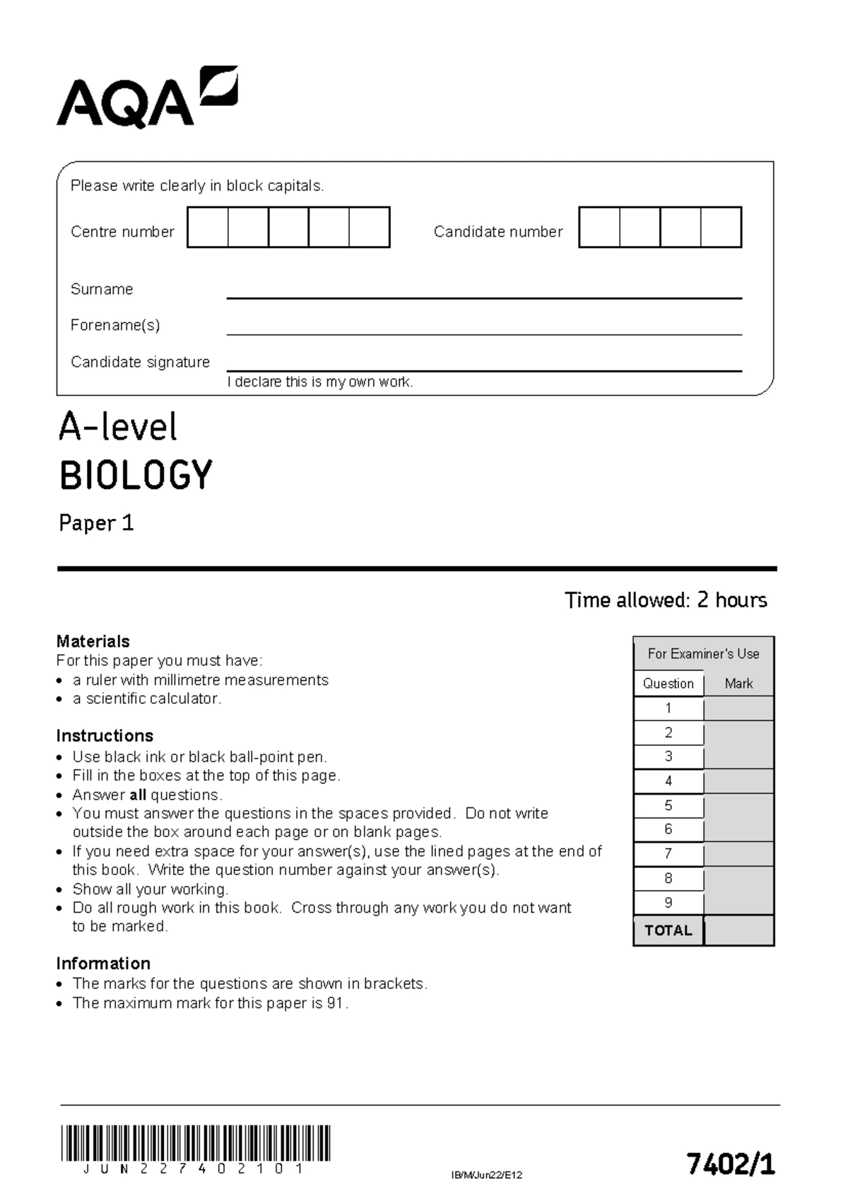 Cell membranes - OCR A Biology AS/A level - Checklist the roles of ...