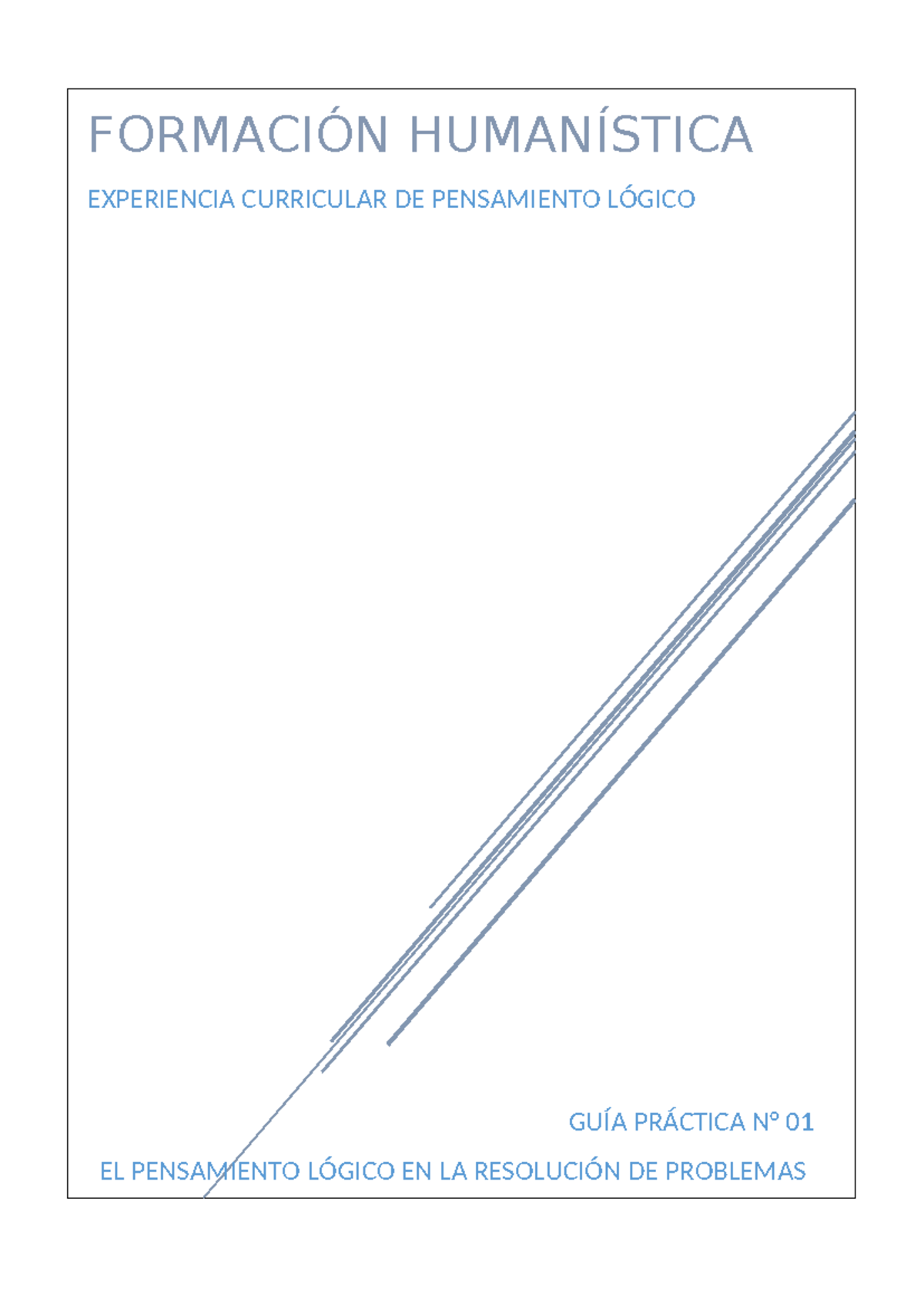 GUÍA PRÁCTICA 01: PENSAMIENTO LÓGICO EN RESOLUCIÓN DE PROBLEMAS ...