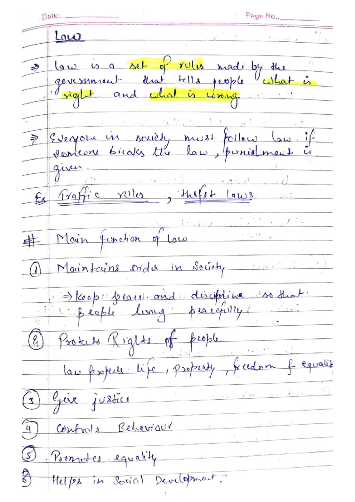 BNC 501-601 COI UNIT 3: Law Overview and Key Concepts Notes - Studocu