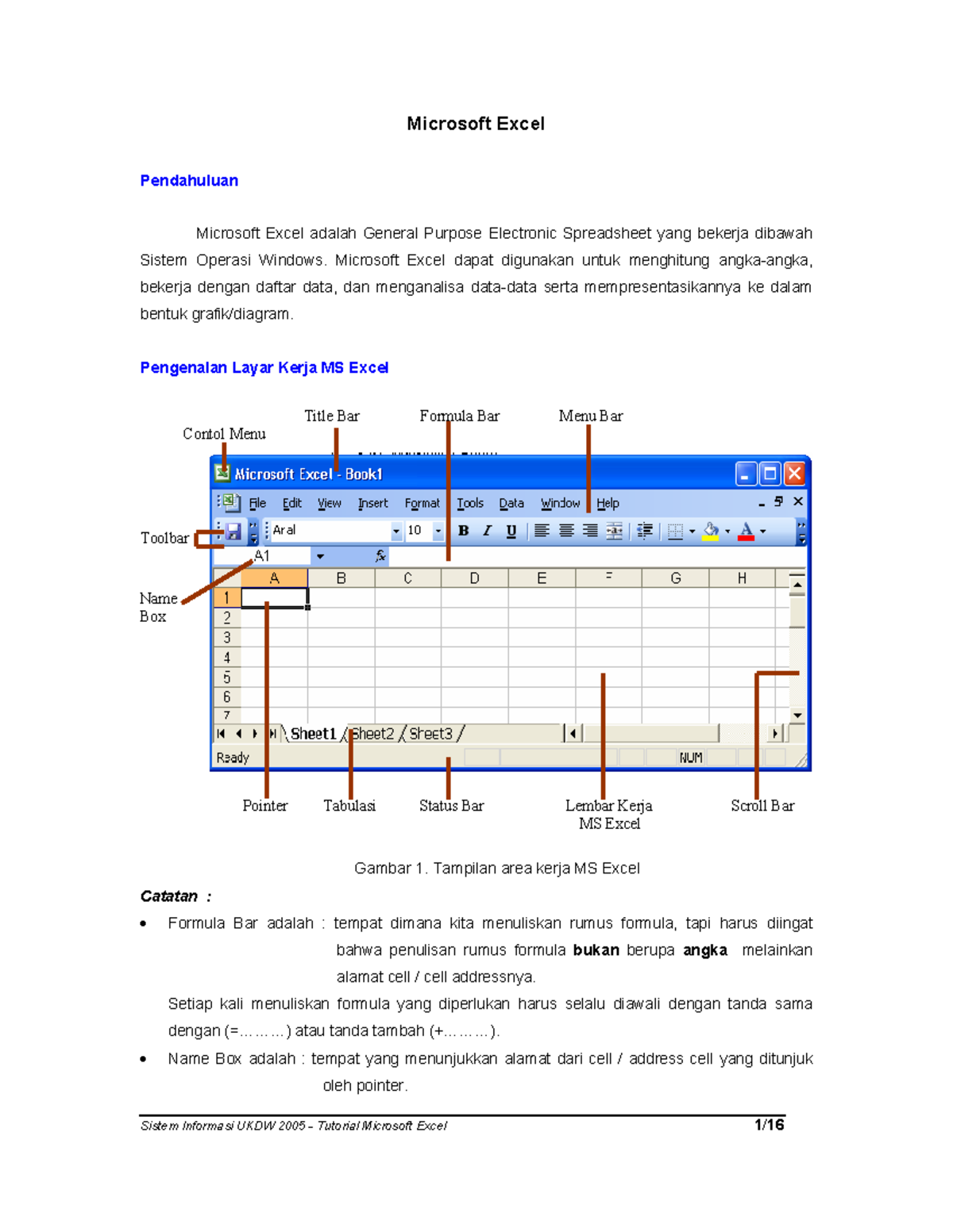 Materi Pembelajaran MS Excel untuk Pemula (Kursus Dasar) - Studocu