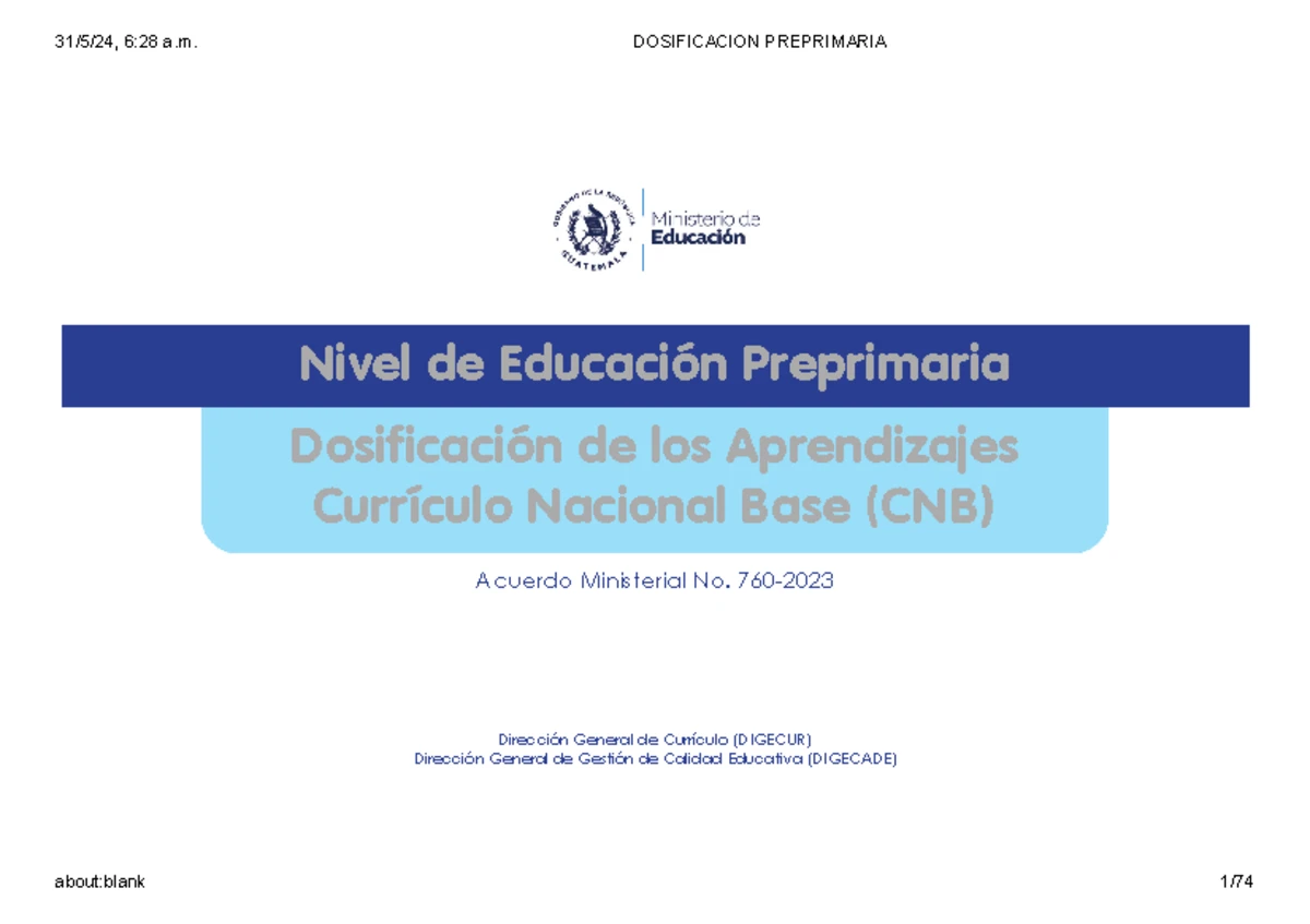 Planificación de Valores para el Ciclo Escolar 2025 - Studocu